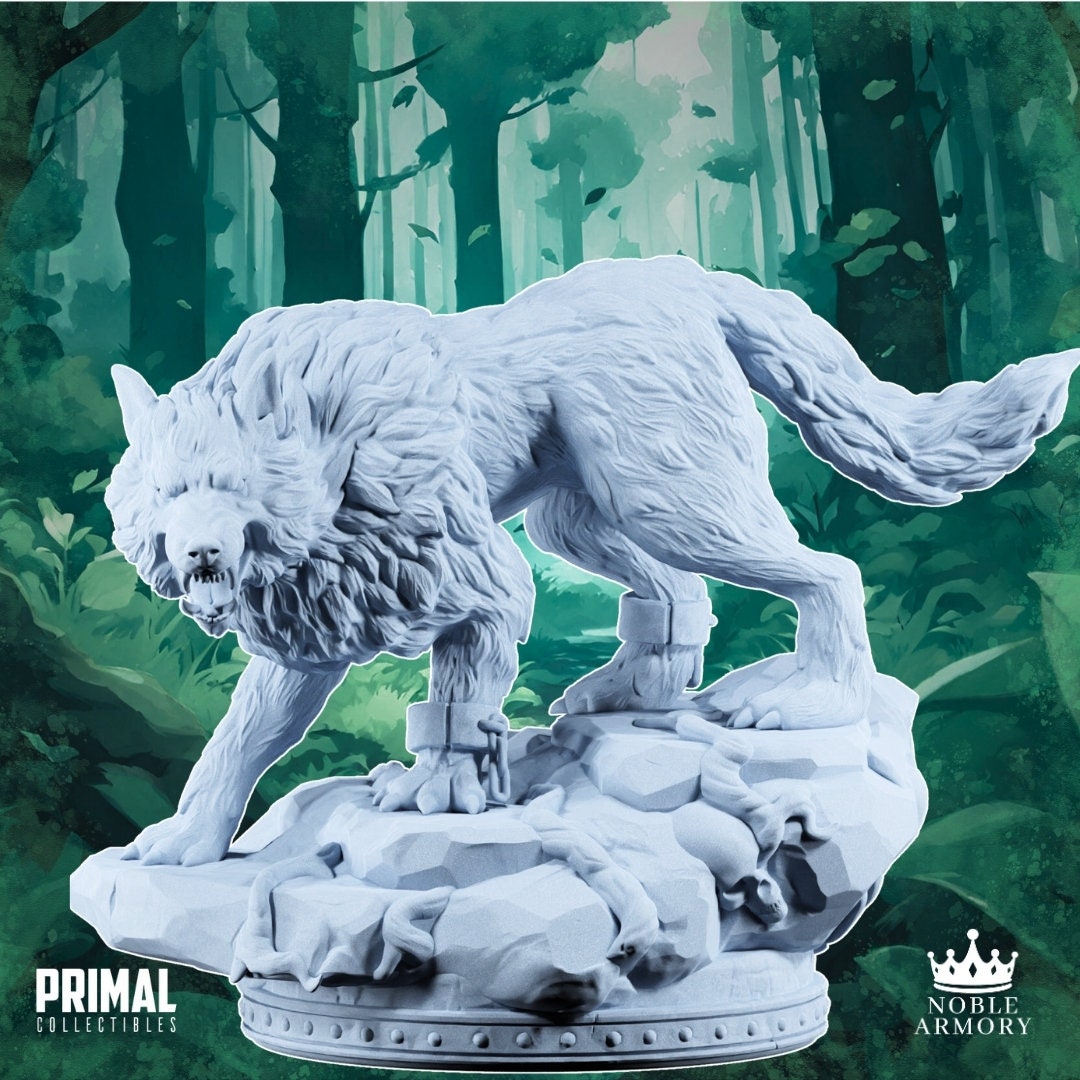 Giant Wolf | Dnd | Tabletop Games | Wargames | Miniature | Primal ...