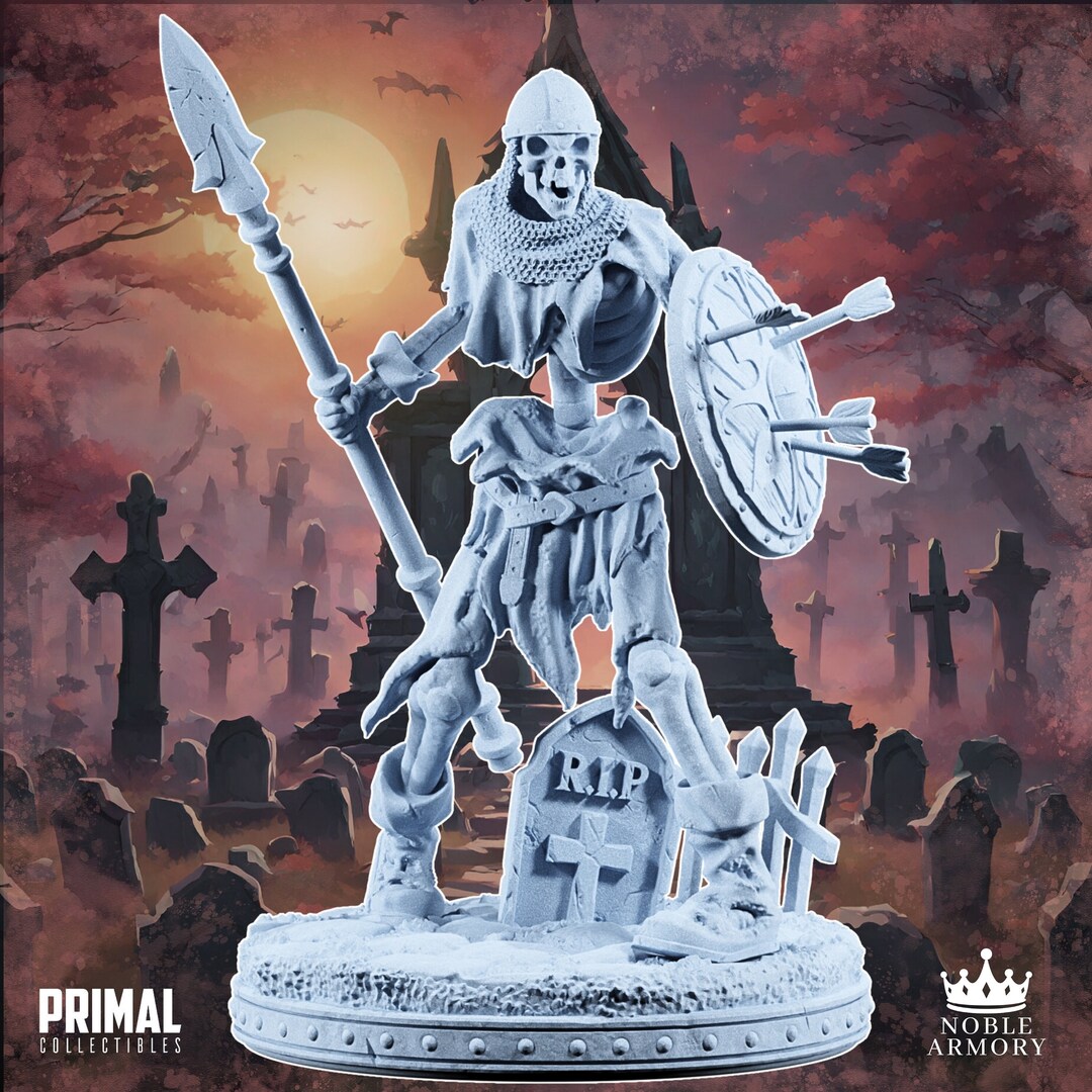 Skeleton Undead RPG Dnd Tabletop Games Wargames Miniature Primal ...