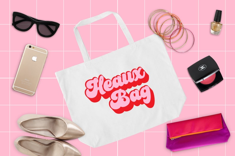 Heaux Bag Tote Ho Bag Hoe Bag Weekend Bag Overnight | Etsy