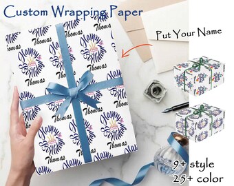 Custom Wrapping Paper Logo - Etsy