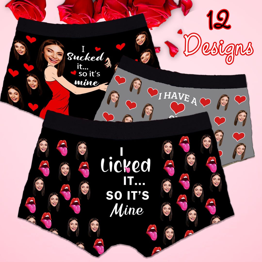 Personalized Face Boxers, Custom Photo Underwear, Valentine's Day Gifts ...