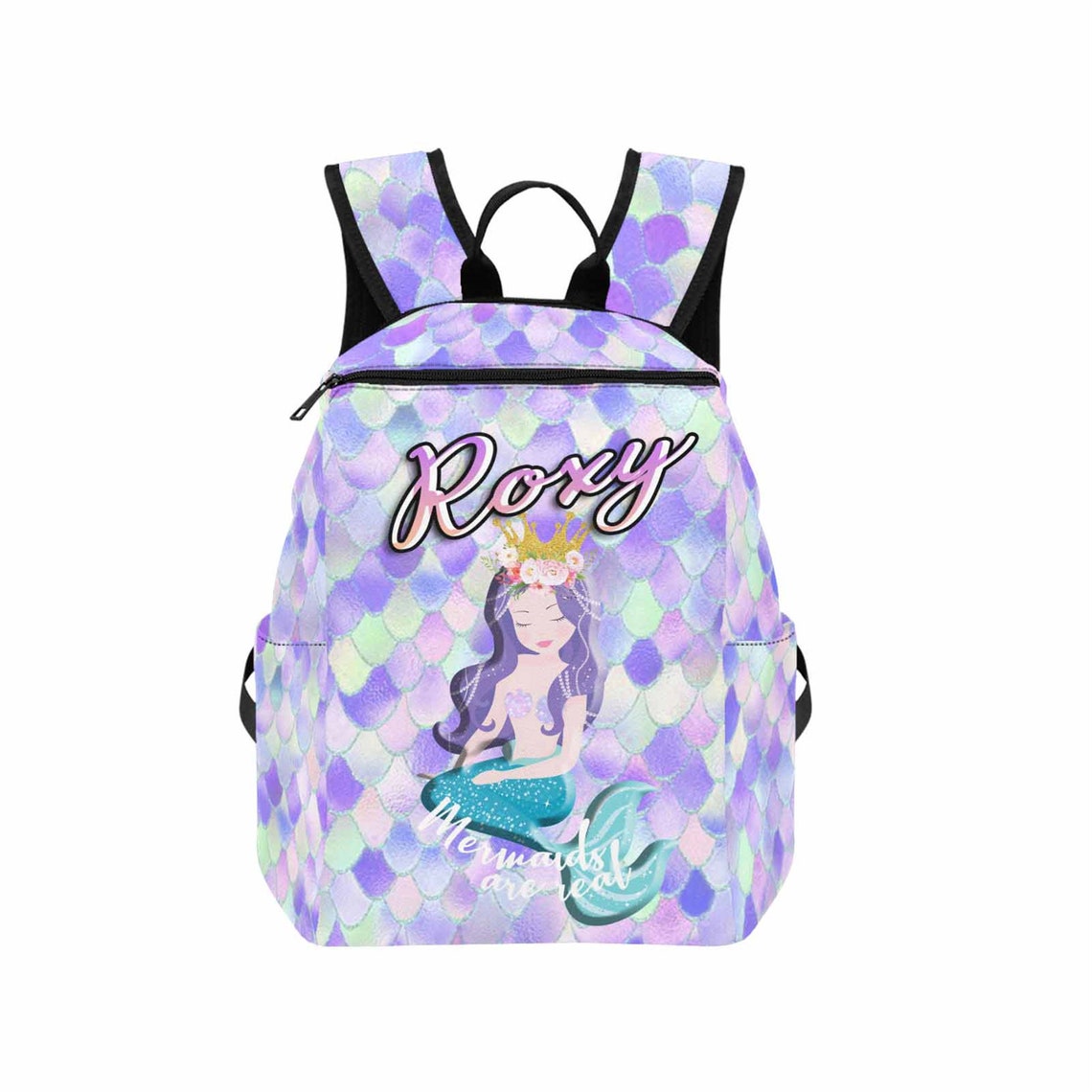 Personalized Mermaid Backpack With Name Custom School - Etsy