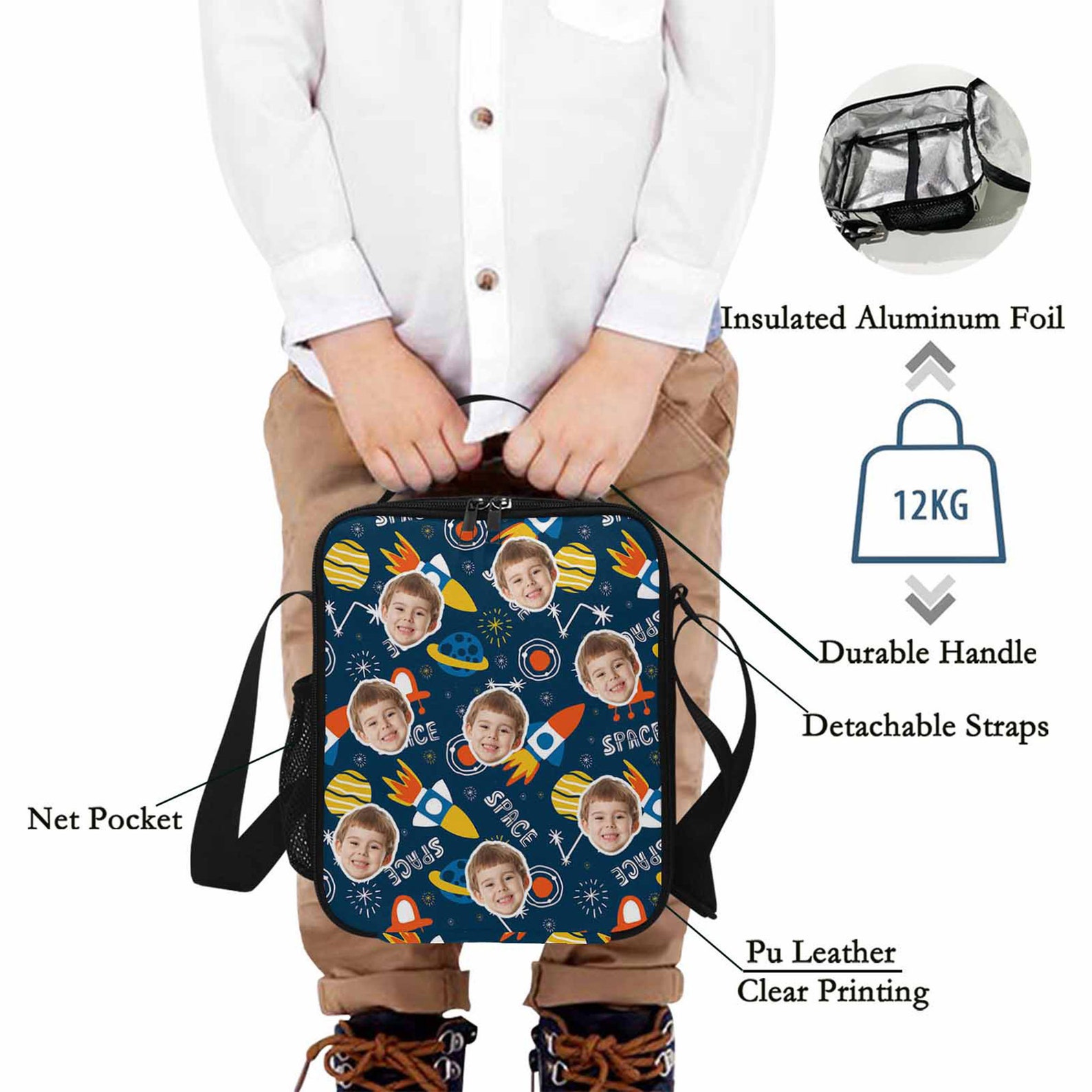 Personalized Lunch Box for Kids Monogram Lunch Box Insulated - Etsy