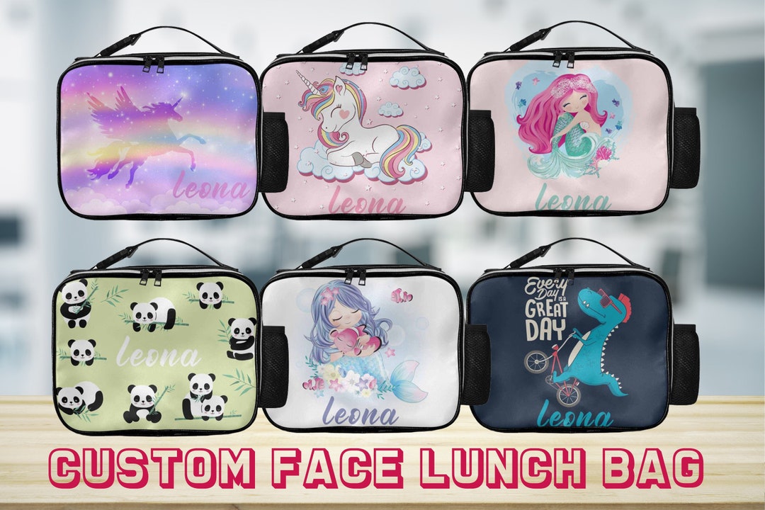 Personalized Lunch Box for Kids Monogram Lunch Box Insulated Lunch Bag ...