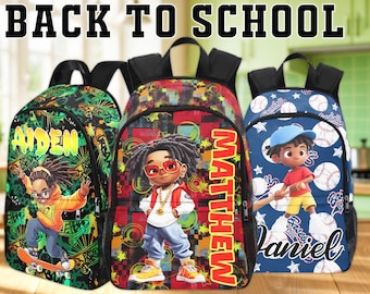 Personalized Superhero Backpack: Custom Name School Bag - Etsy