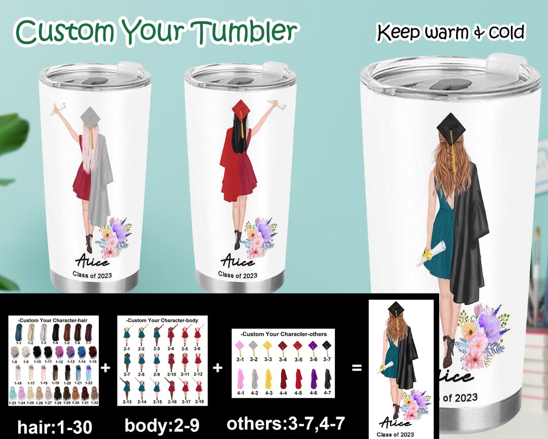 Custom Graduation Tumbler, Custom Name Tumbler, Custom Mug, Personalize ...