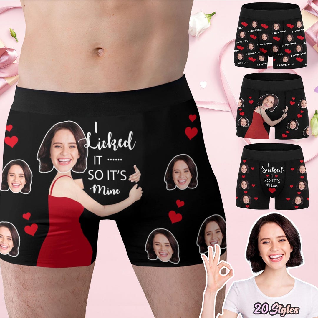 Personalized Boxer With Photo, Custom Underwear With Face, Personalize ...