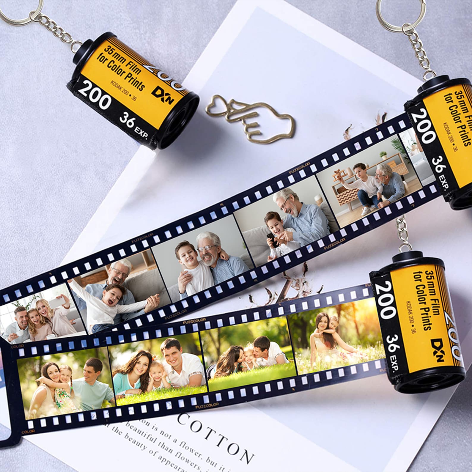 Custom Film Roll Keychain Personalized Camera Roll Keychain - Etsy