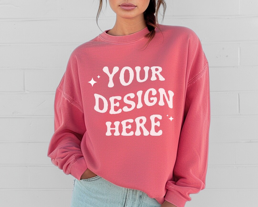 Comfort Colors Watermelon Mockup, Comfort Colors 1566 Watermelon ...