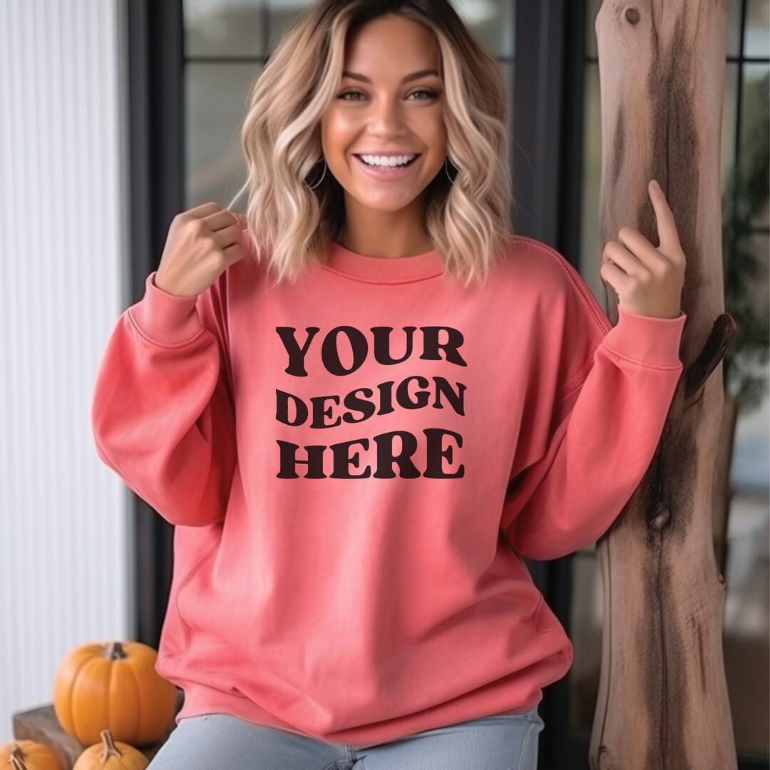 Comfort Colors Watermelon Sweatshirt Mockup (PNG) - Etsy