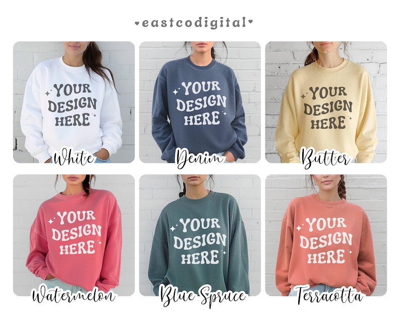 Comfort Colors Bundle, Comfort Colors 1566 Mockup, Comfort Colors ...
