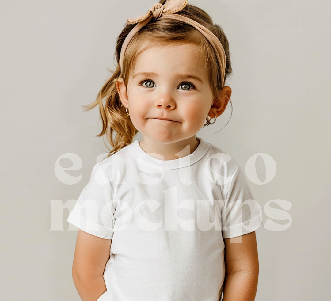 Rabbit Skin 3322 Mockup Toddler Shirt Mockup, Baby Shirt Mock, Rabbit ...