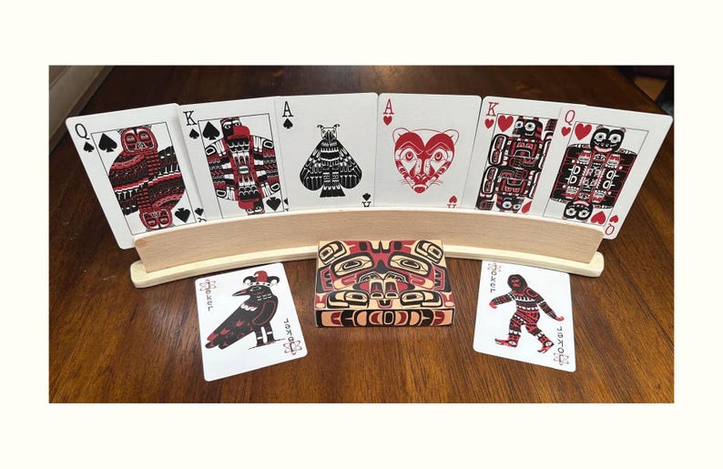 Unique Pacific Northwest Native American Artistic Playing Cards by ...
