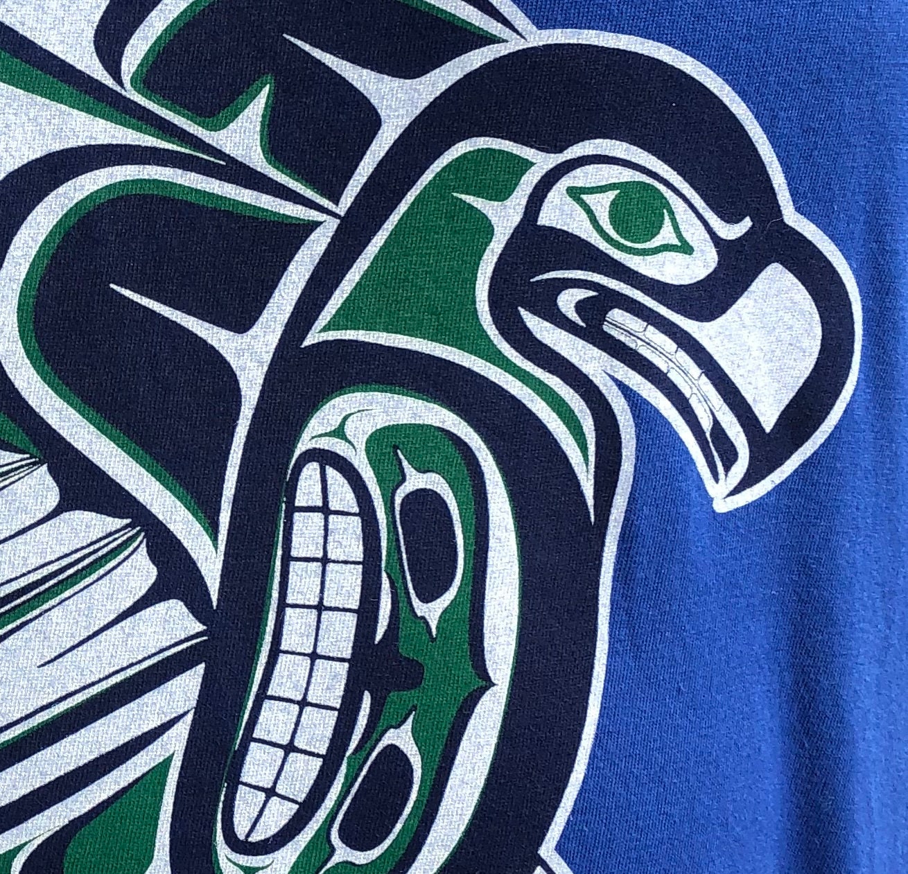 Duwamish PNW Native American Style Seattle Seahawk T Shirt - Etsy