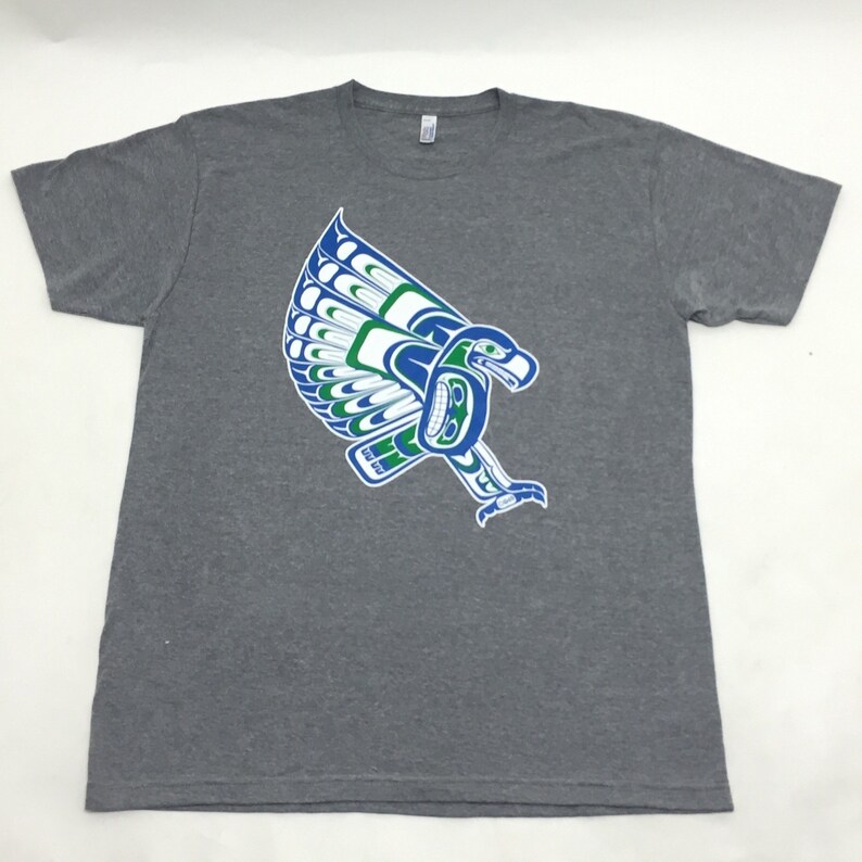 Duwamish PNW Native American Style Seattle Seahawk T Shirt - Etsy