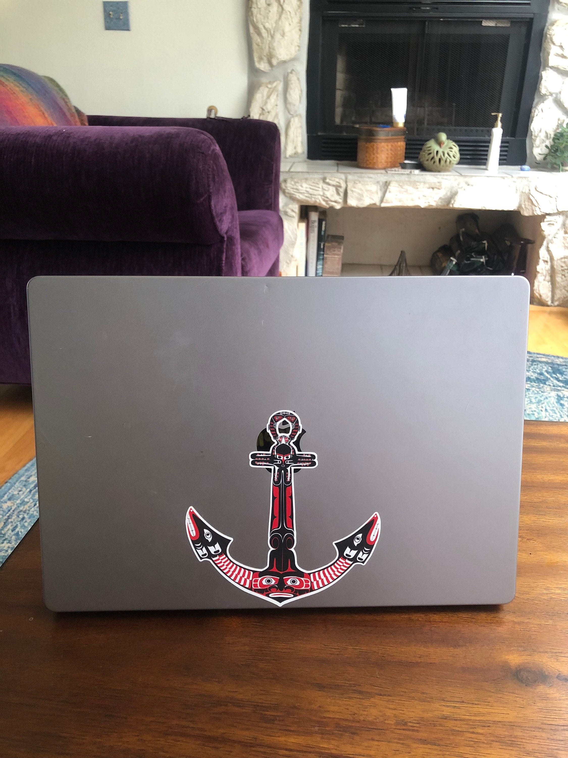 Duwamish Native American Style Anchor Vinyl Sticker - Etsy