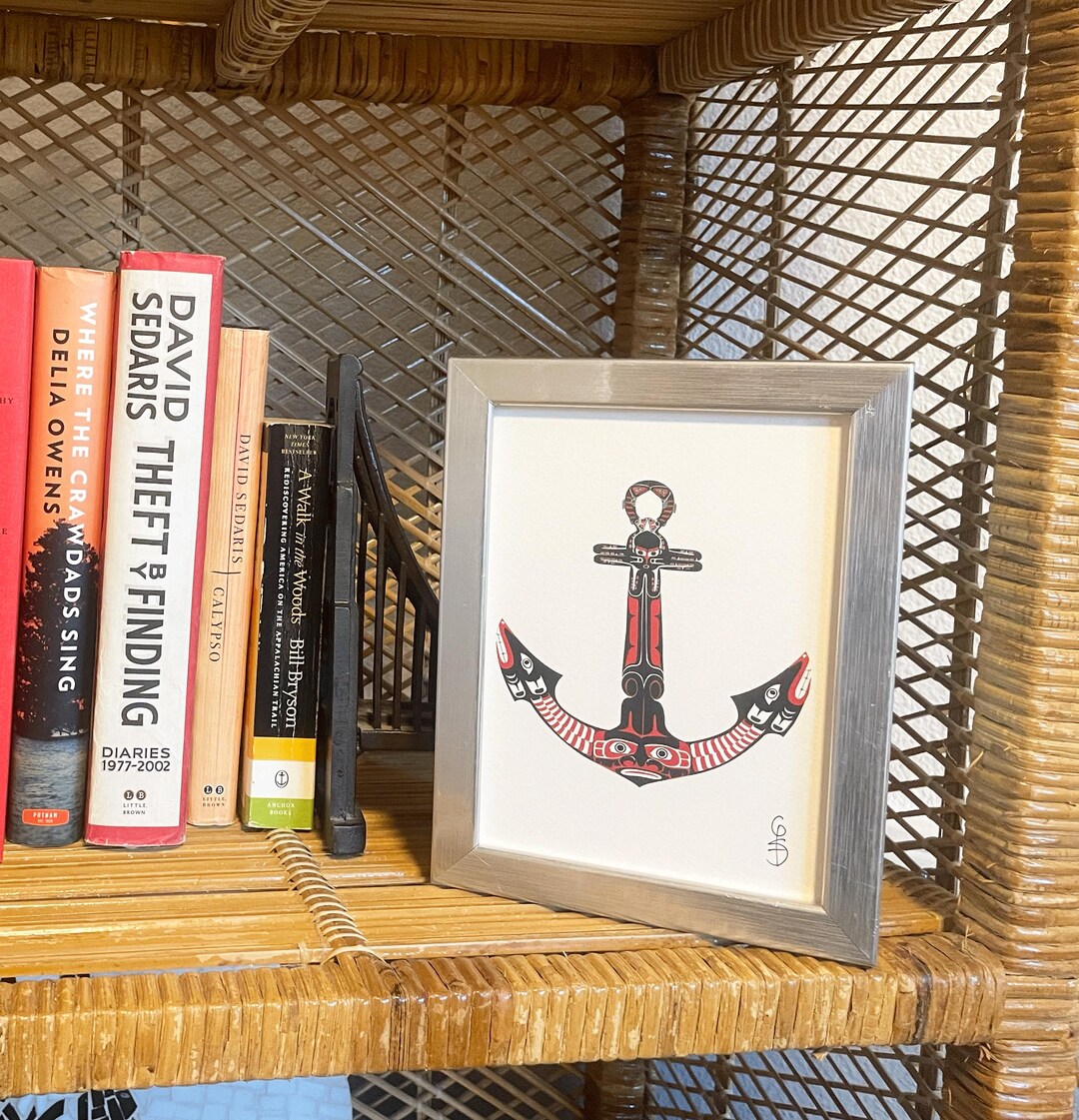 Signed Northwest Native Anchor 5"x7" Print - Etsy