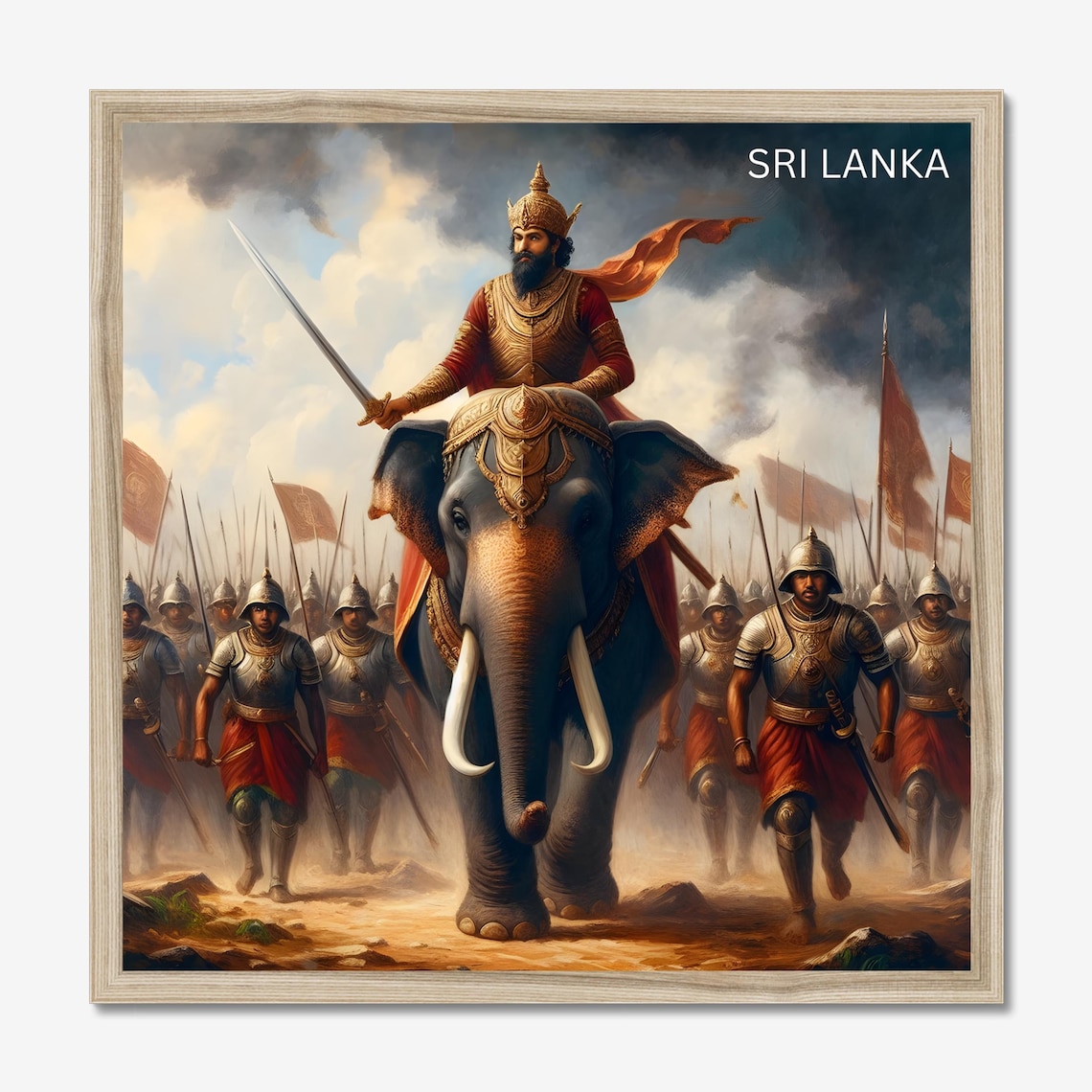 Sri Lanka Digital Wall Art-sri Lanka Travel Poster-sri Lanka Wall Art ...