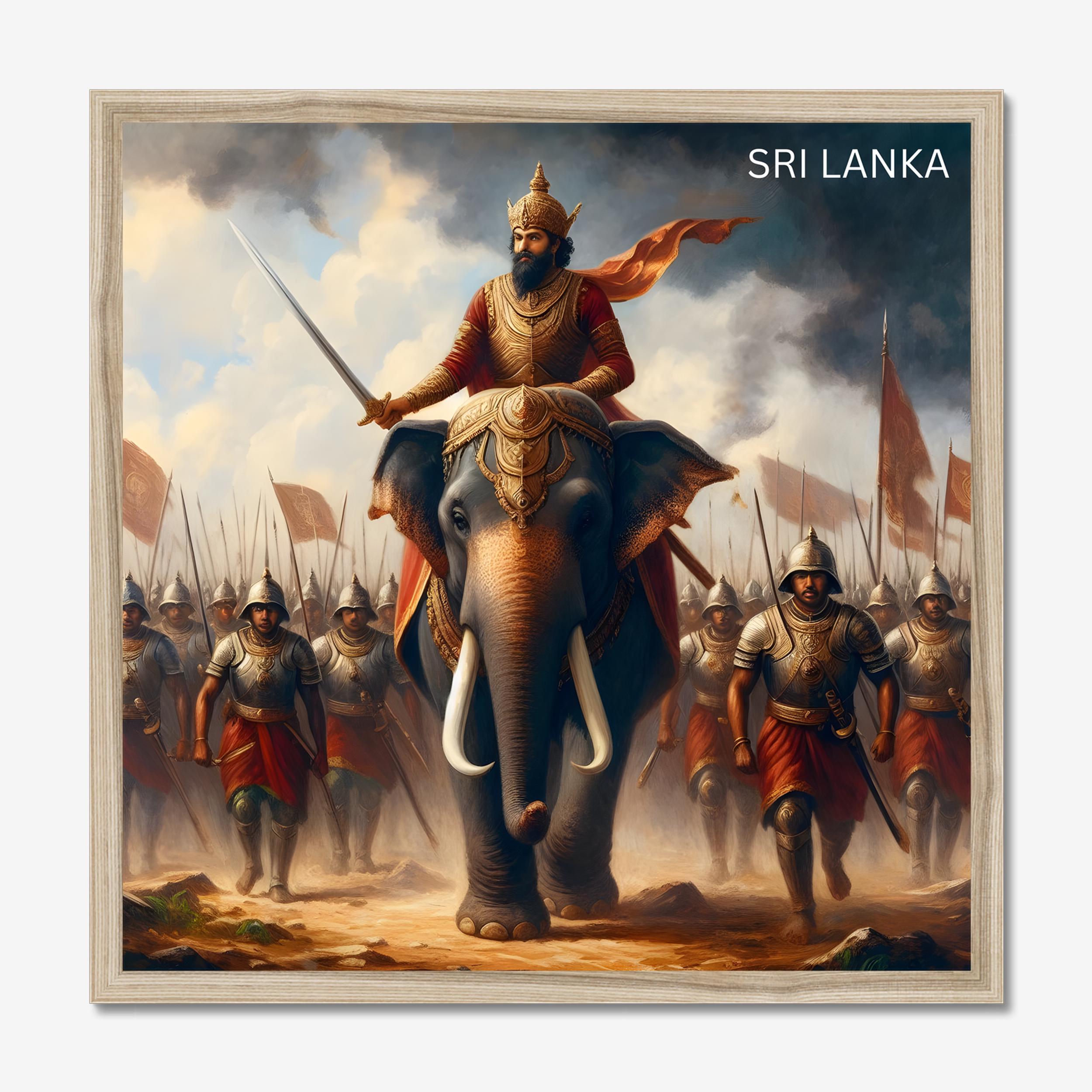 Sri Lanka Digital Wall Art-sri Lanka Travel Poster-sri Lanka Wall Art ...