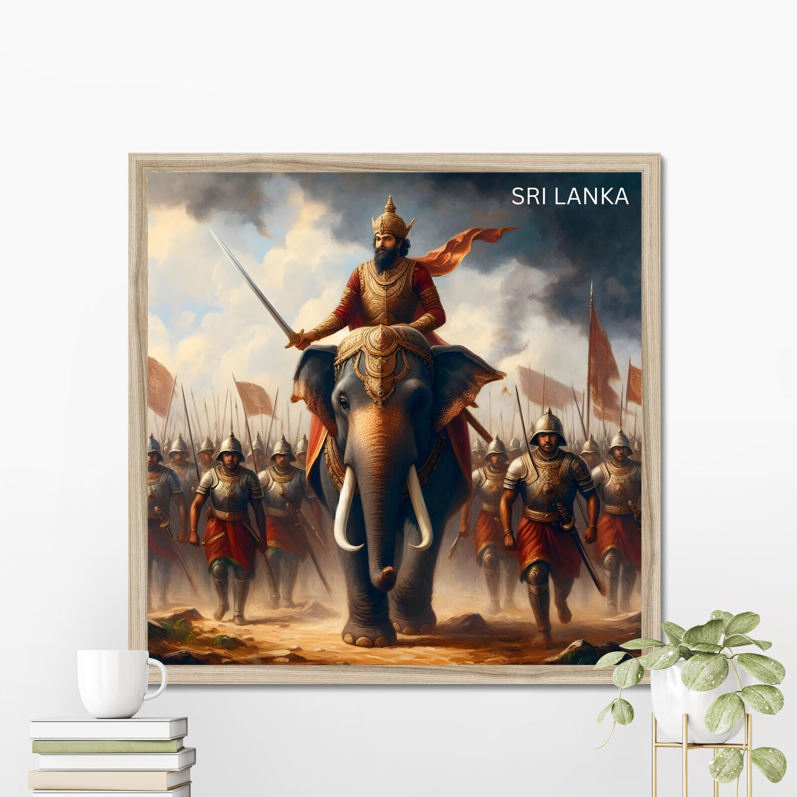 Sri Lanka Digital Wall Art-sri Lanka Travel Poster-sri Lanka Wall Art ...