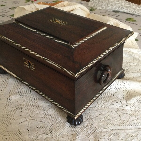 Antique Victorian Sewing Kit - Etsy