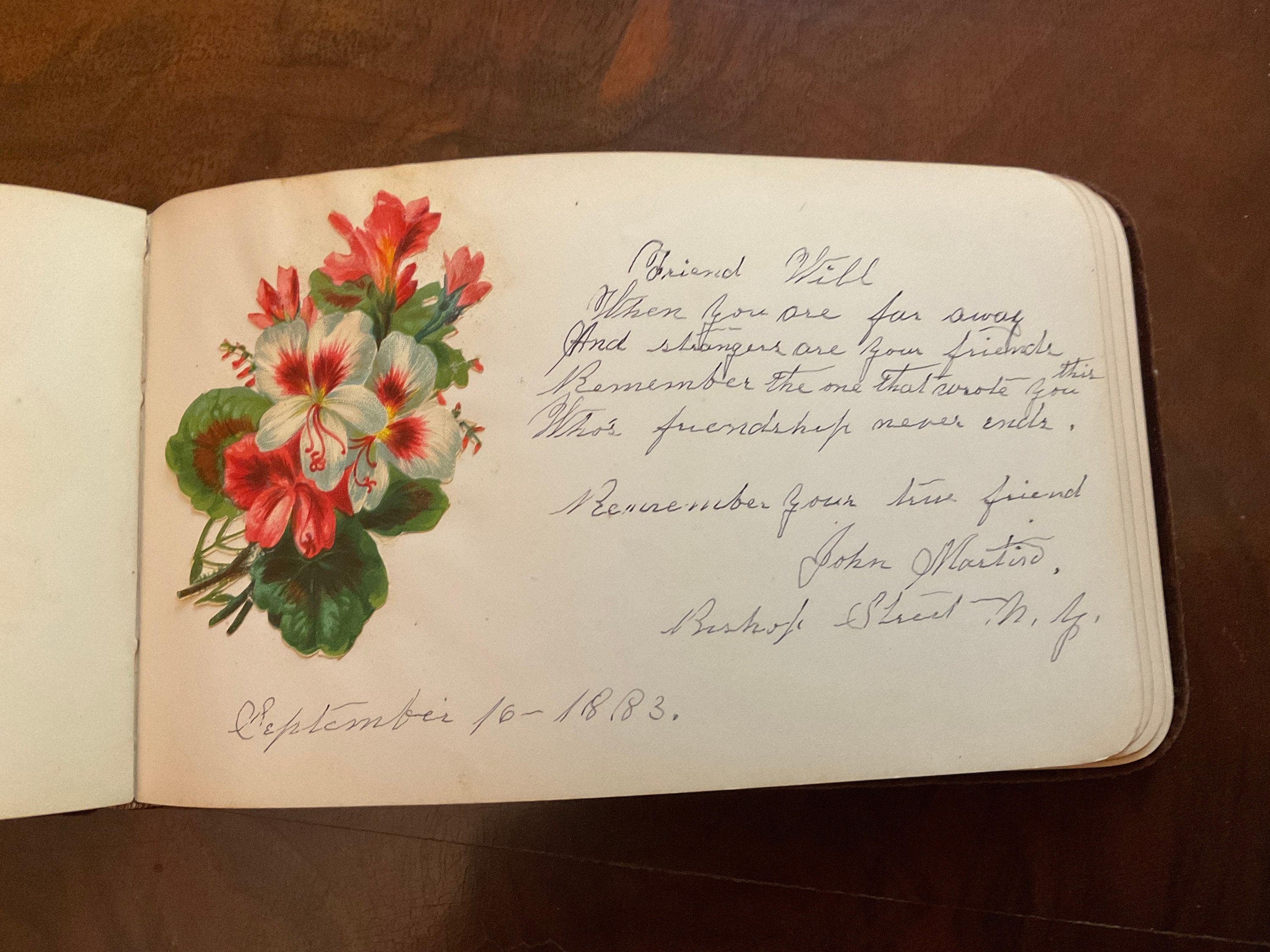 Ephemera and Photography, Antique Autograph Album 1800s, Antique ...