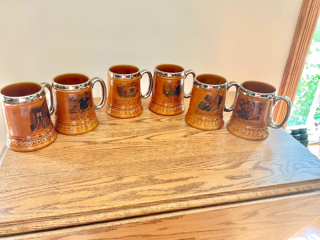 Lord Nelson Pottery Beer Tankards, Pottery Stein, English Pottery ...