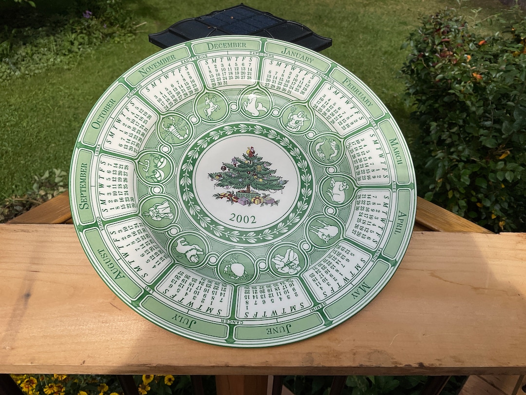 Spode Christmas Tree 2002 Annual Collector Plate, 10 Inch Spode ...