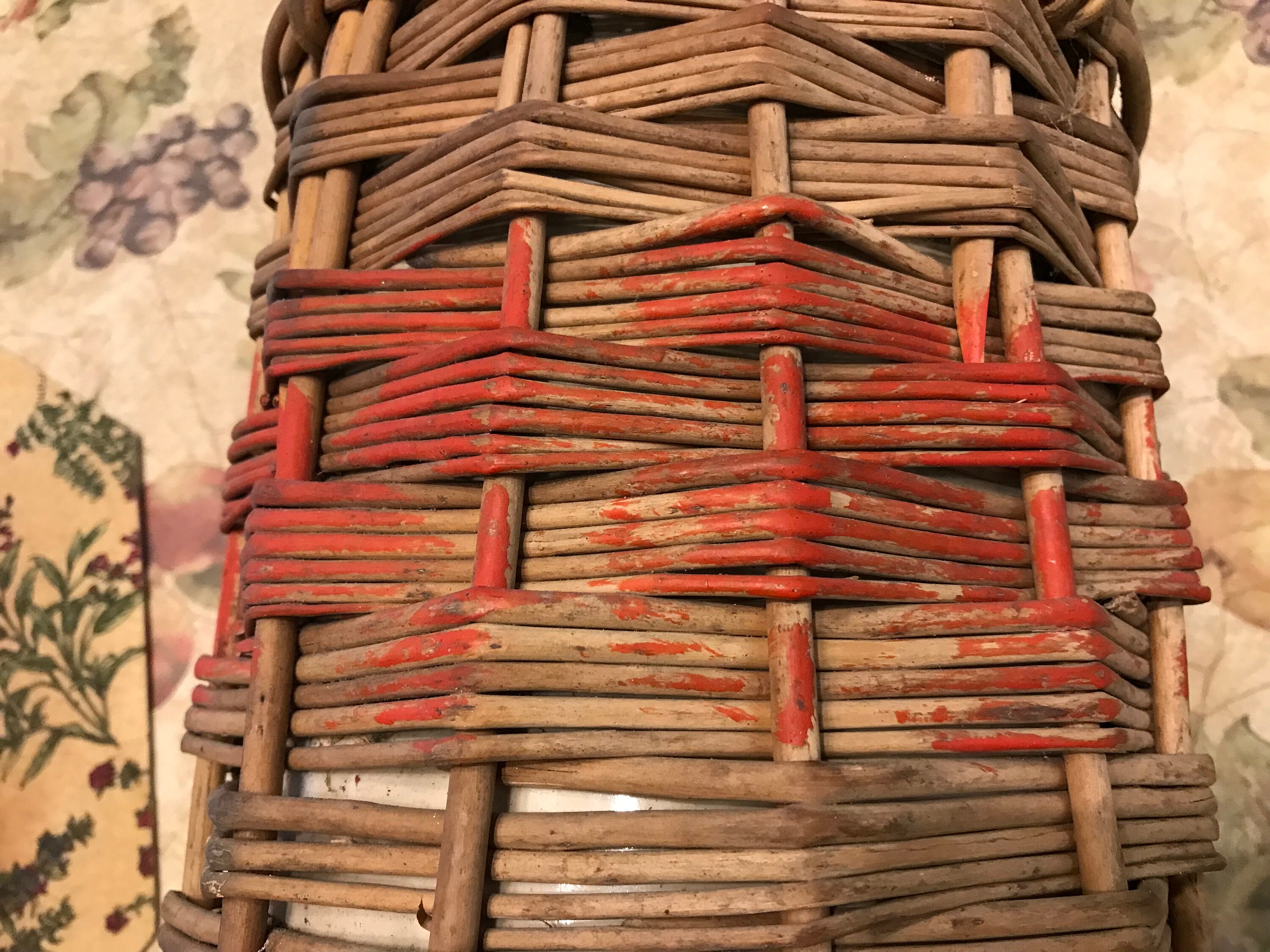 Wicker Stoneware Jug,navy Rum/crock/british/cdn.,british Navy Imperial ...