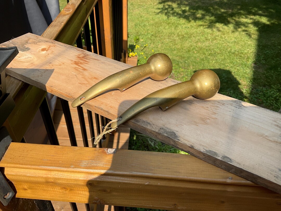 Vintage Solid Brass Horse Hame Knobs, Sleigh Brass Hame Ball, Horse Buggy Decor, Brass Horse ...