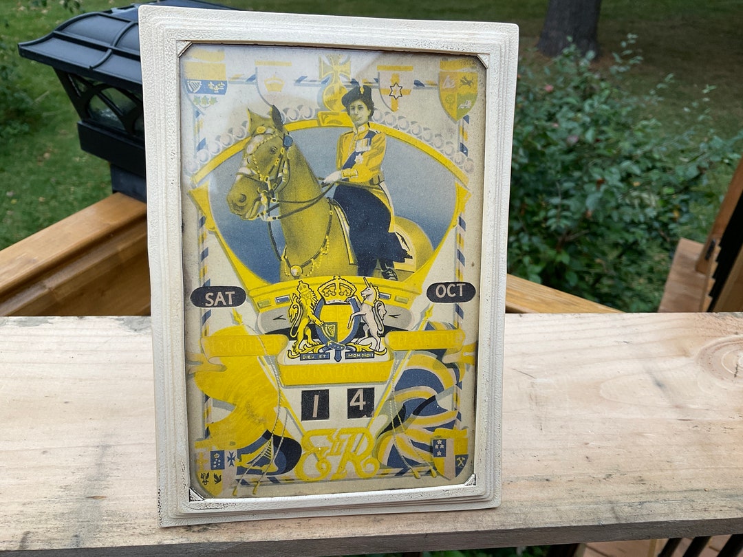 Perpetual Calendar for Coronation of Queen Elizabeth II 1953 - Etsy
