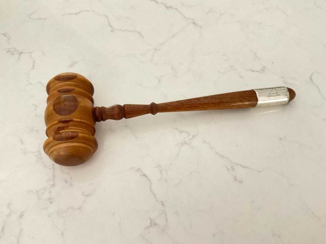 Vintage Wooden Judges Mallet, Judges Mallet, Gavel, - Etsy