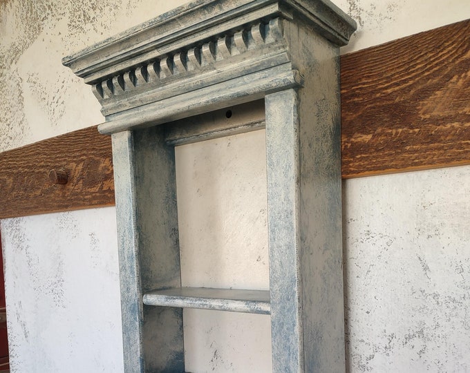 Victorian Shabby Chic Classical Style Wall Shelf Made to Look Like an ...