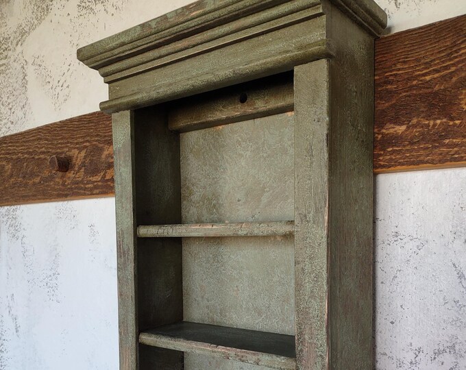 Rustic Country Wall Shelf for Display of Keepsakes and Simple Treasures ...