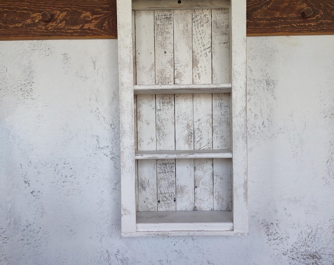 Rustic Primitive Country Style Wall Shelf Made to Look Antique. - Etsy