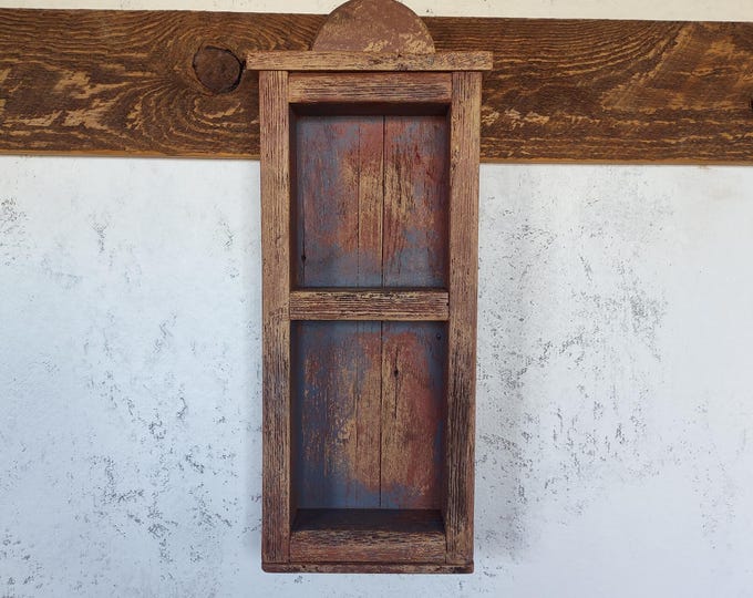 Rustic Primitive Wall Shelf Made From Quarter Sawn Oak. - Etsy