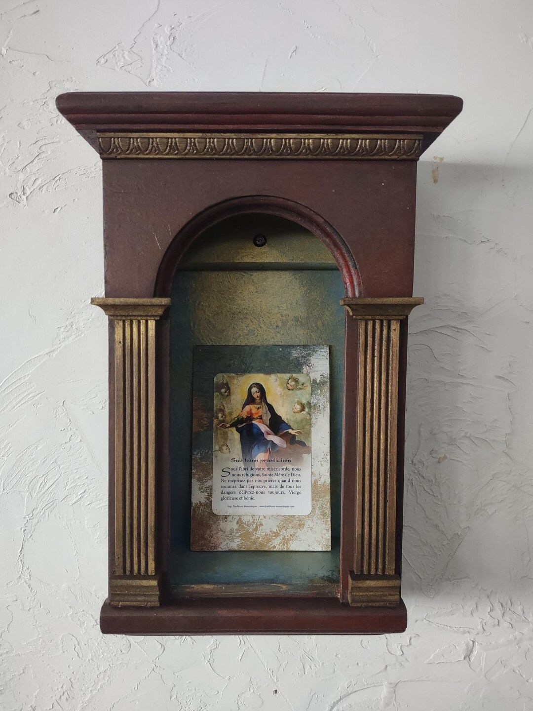 Shrine Nicho Niche Memorial Religious Display Box Made to Look ...