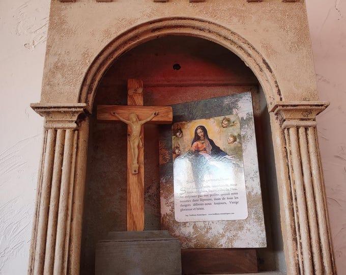 Shrine Nicho Niche Made in the Architectural Style of Spanish Missions ...