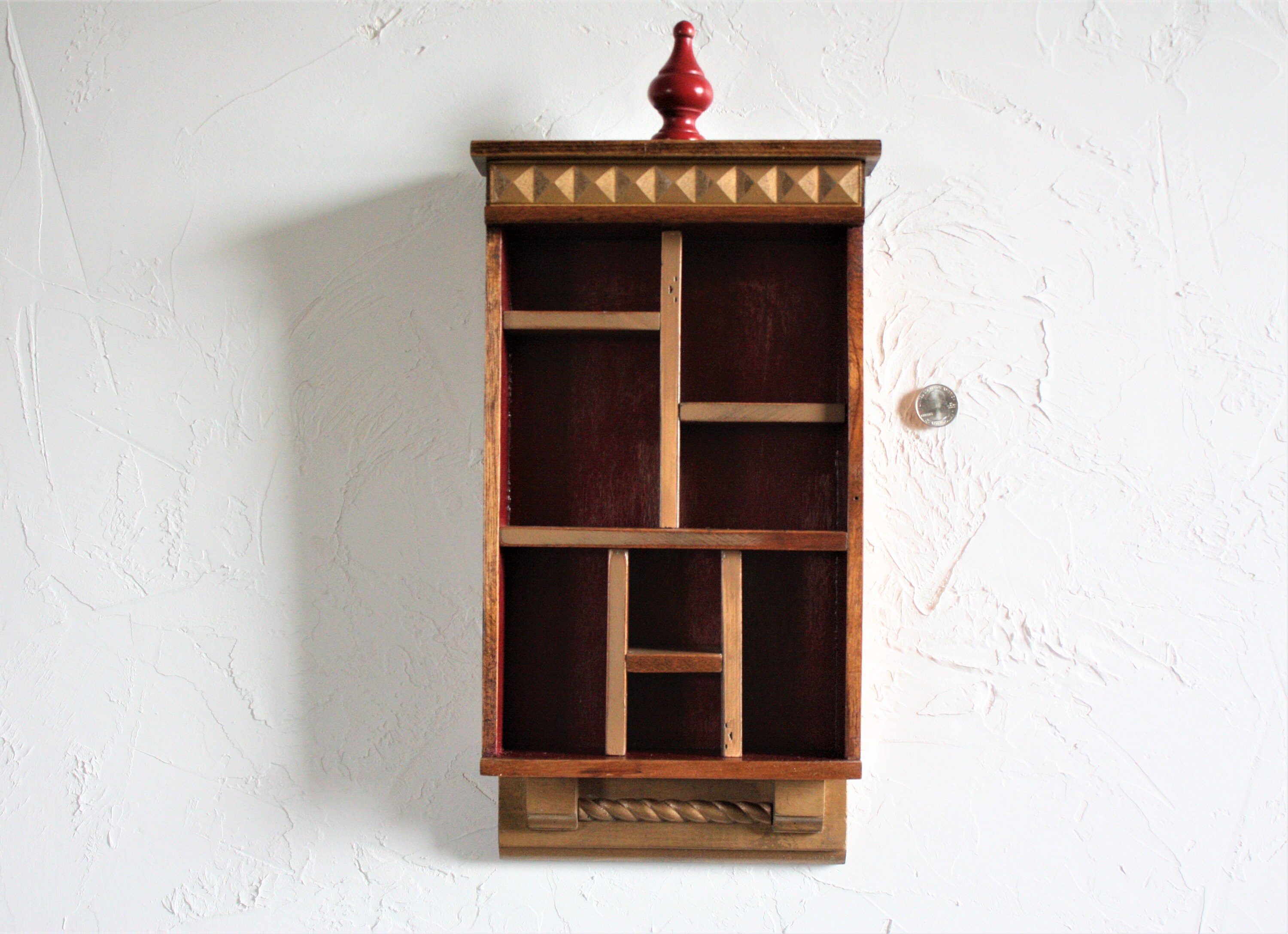 Upcycled Cigar Box / Wooden Display Shelf / Shadow Box / | Etsy