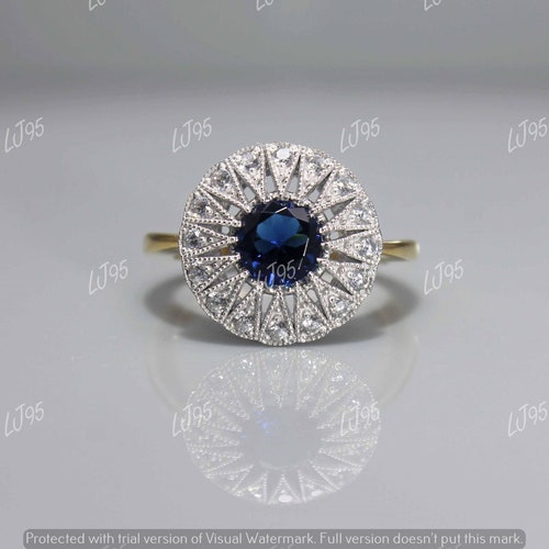 Vintage Titanic Jewelry 2.35ct Round Diamond Engagement Ring - Etsy