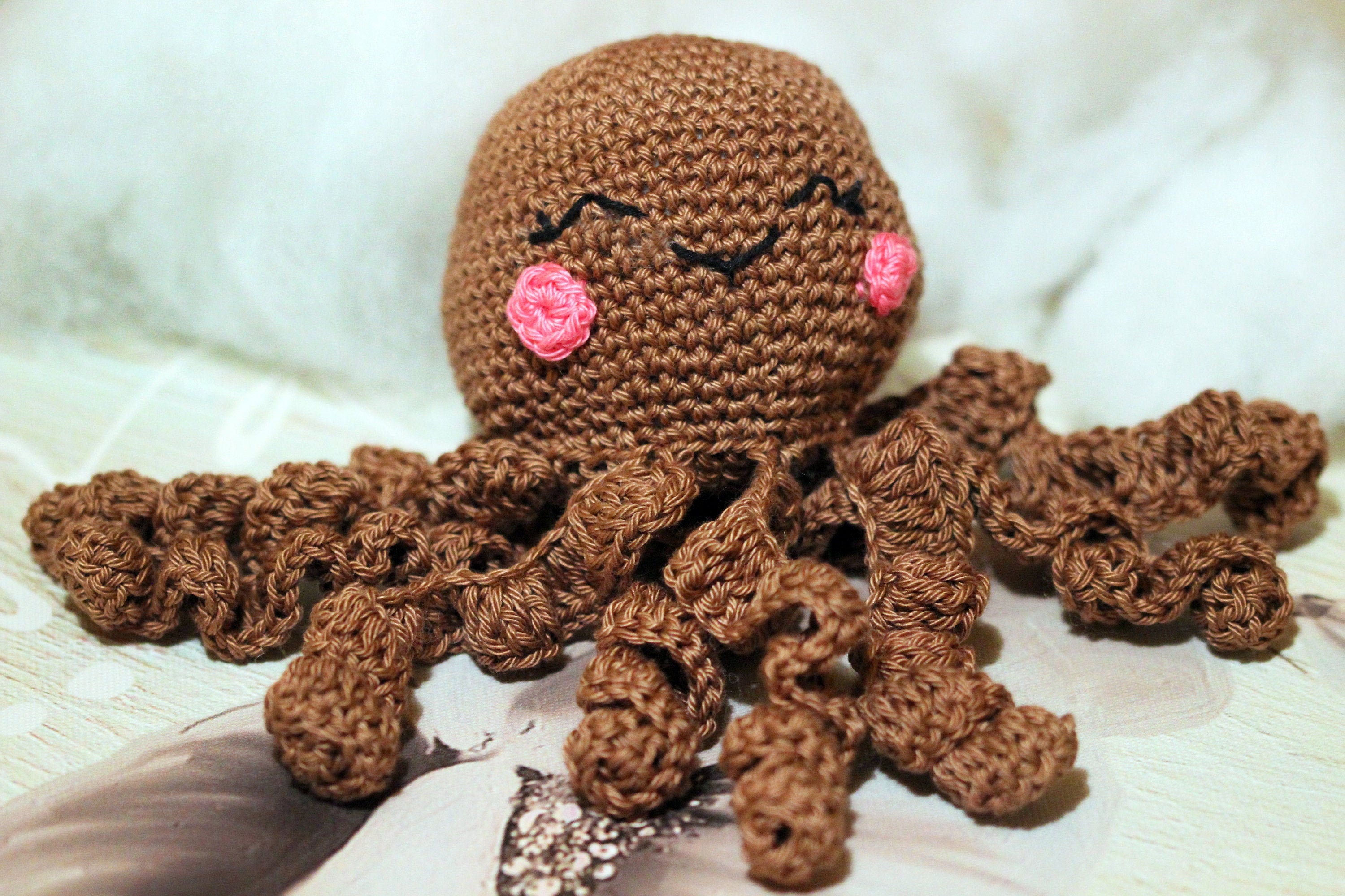 Gehäkelter Oktopus Krake Häkeltier Kuscheltier Accessoire | Etsy