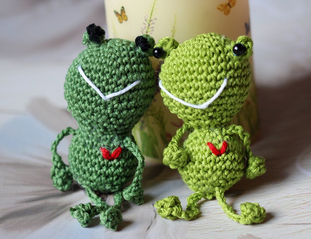 Frog Figurine - Key Ring Frog // Rear View Mirror Pendant Frog ...