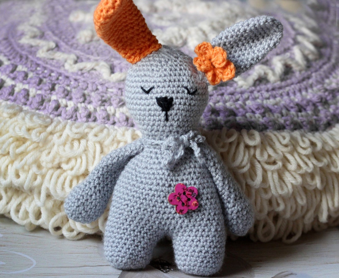 Süßer gehäkelter Hase perfekte Geschenkidee großer - Etsy.de