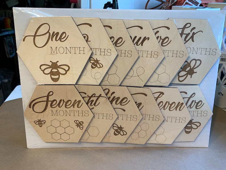 Honey Bee Baby Milestone SVG, Monthly Photo Prop (digital Cut File) - Etsy