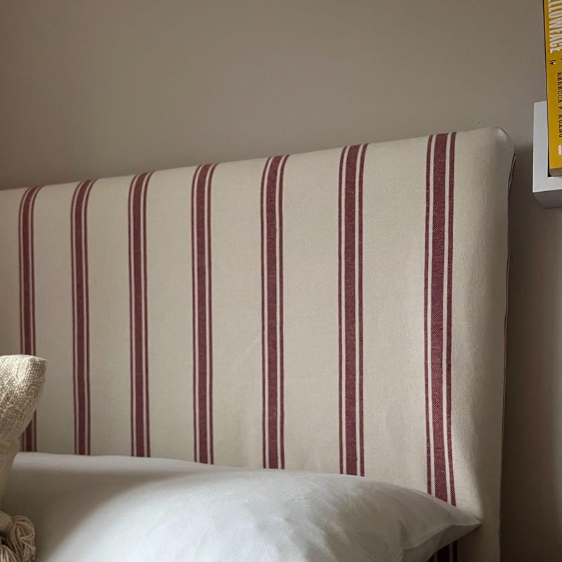 Striped Headboard Single - Etsy UK