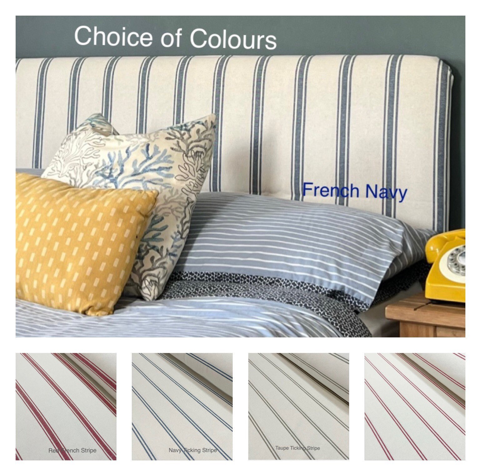 French Blue And Yellow Bedding