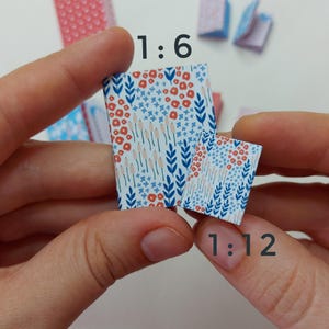 Printable Miniature Notebooks With Pages, 6 Designs - Etsy