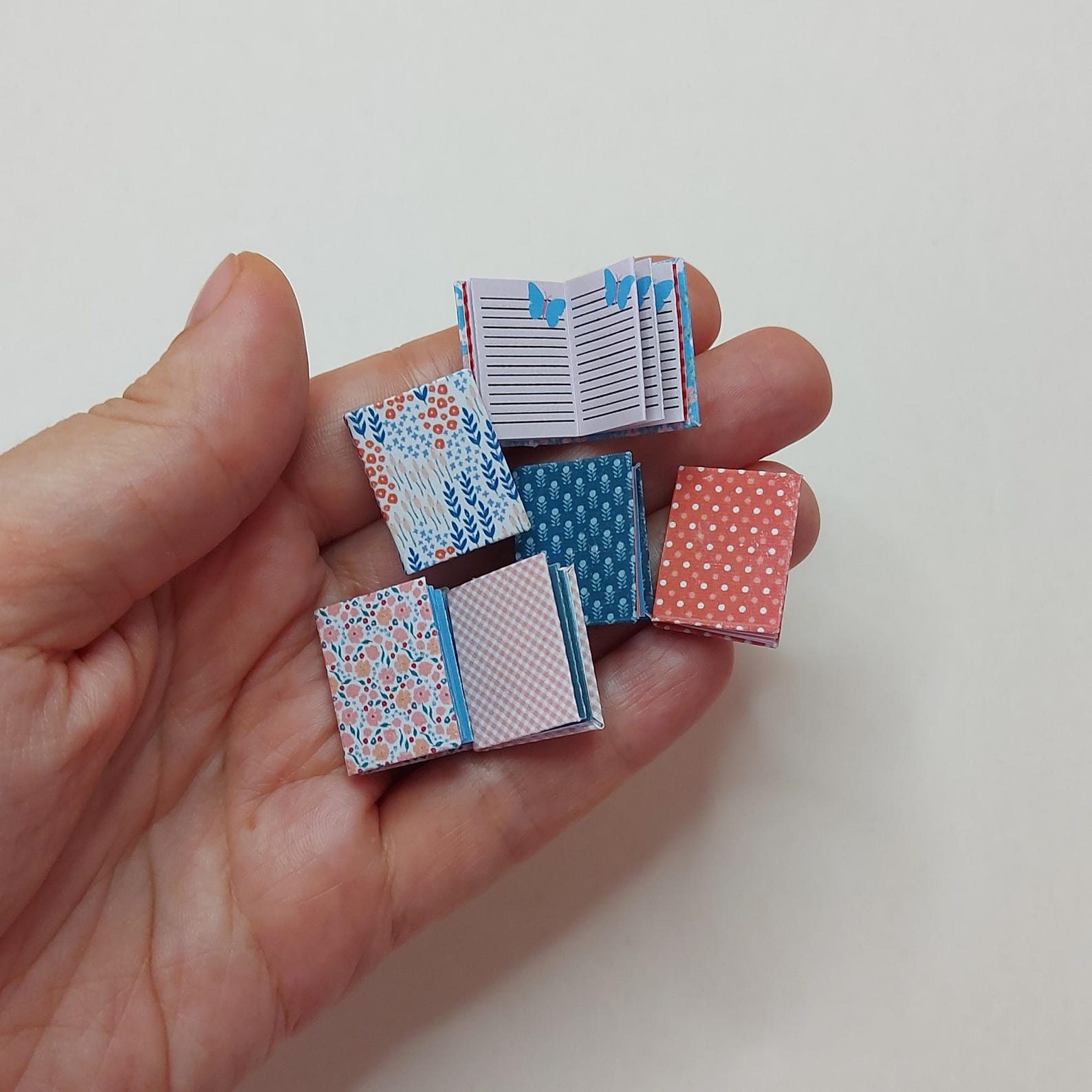 Printable Miniature Notebooks With Pages, 6 Designs - Etsy