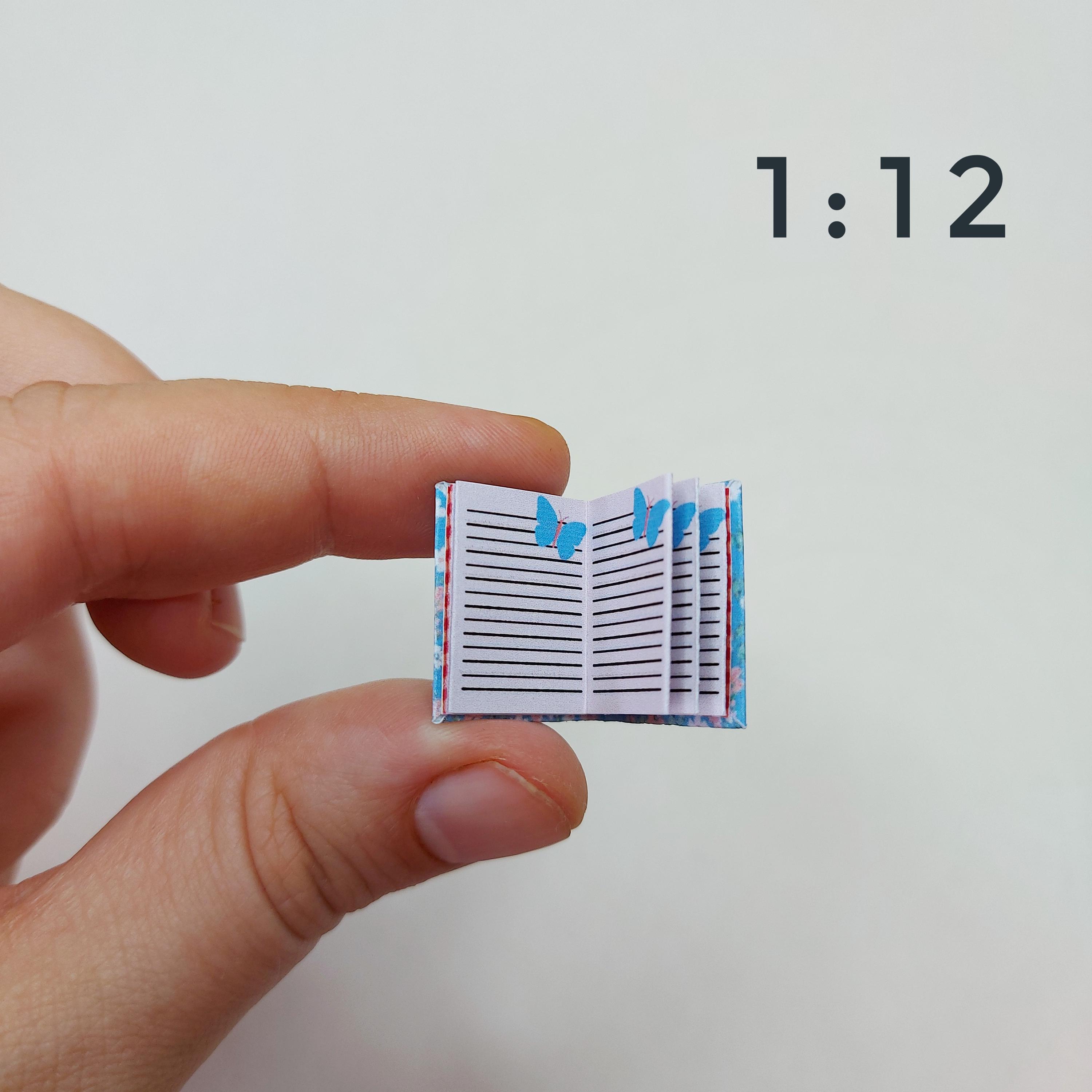 Printable Miniature Notebooks With Pages, 6 Designs - Etsy