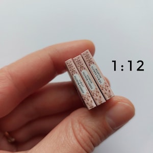 Printable Dollhouse Miniature Flower Fairy Books With Pages, 12th and ...